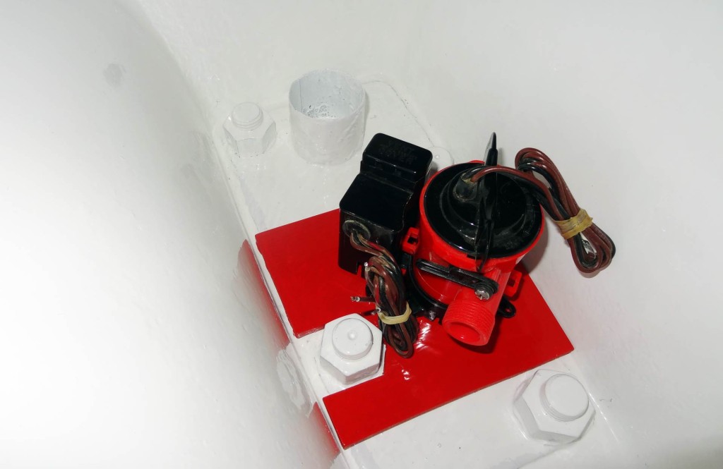 Painting the Bilge with Danboline White – no-frills-sailing.com