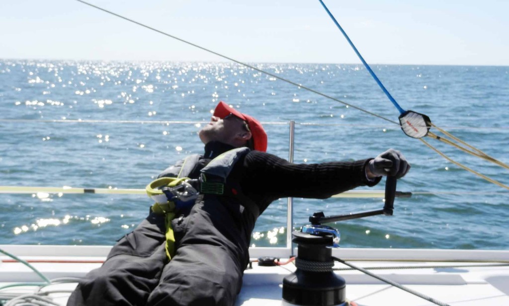 Gennaker Sailing on a Pogo 40
