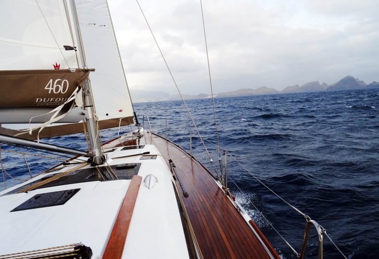 Sailing from Porto Santo to Madeira