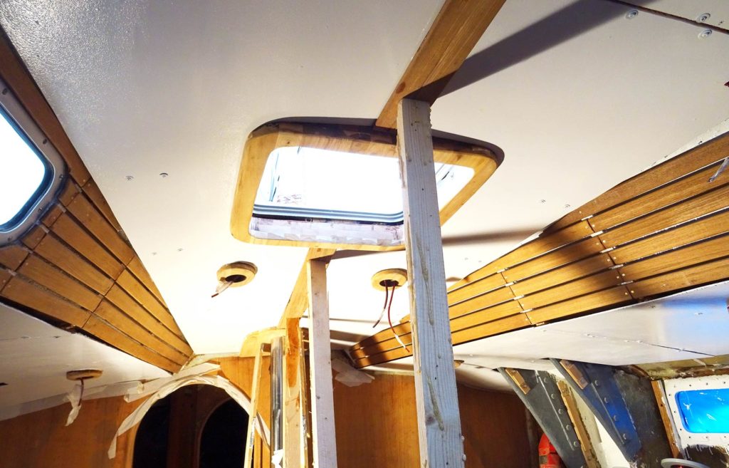 Sailing Yacht Refit: Roofing Panels, Part 6