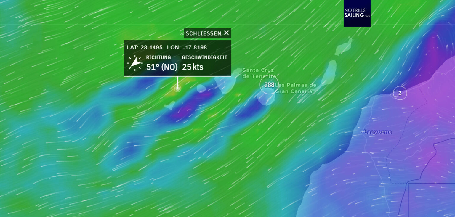 Wind Acceleration Zones: Canary Islands