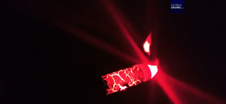 Test and Training of Visual Distress Signals