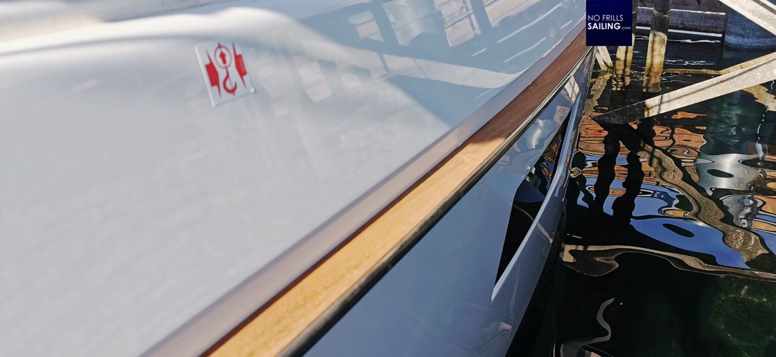 Sailboat rubrail from Sapele Mahogany