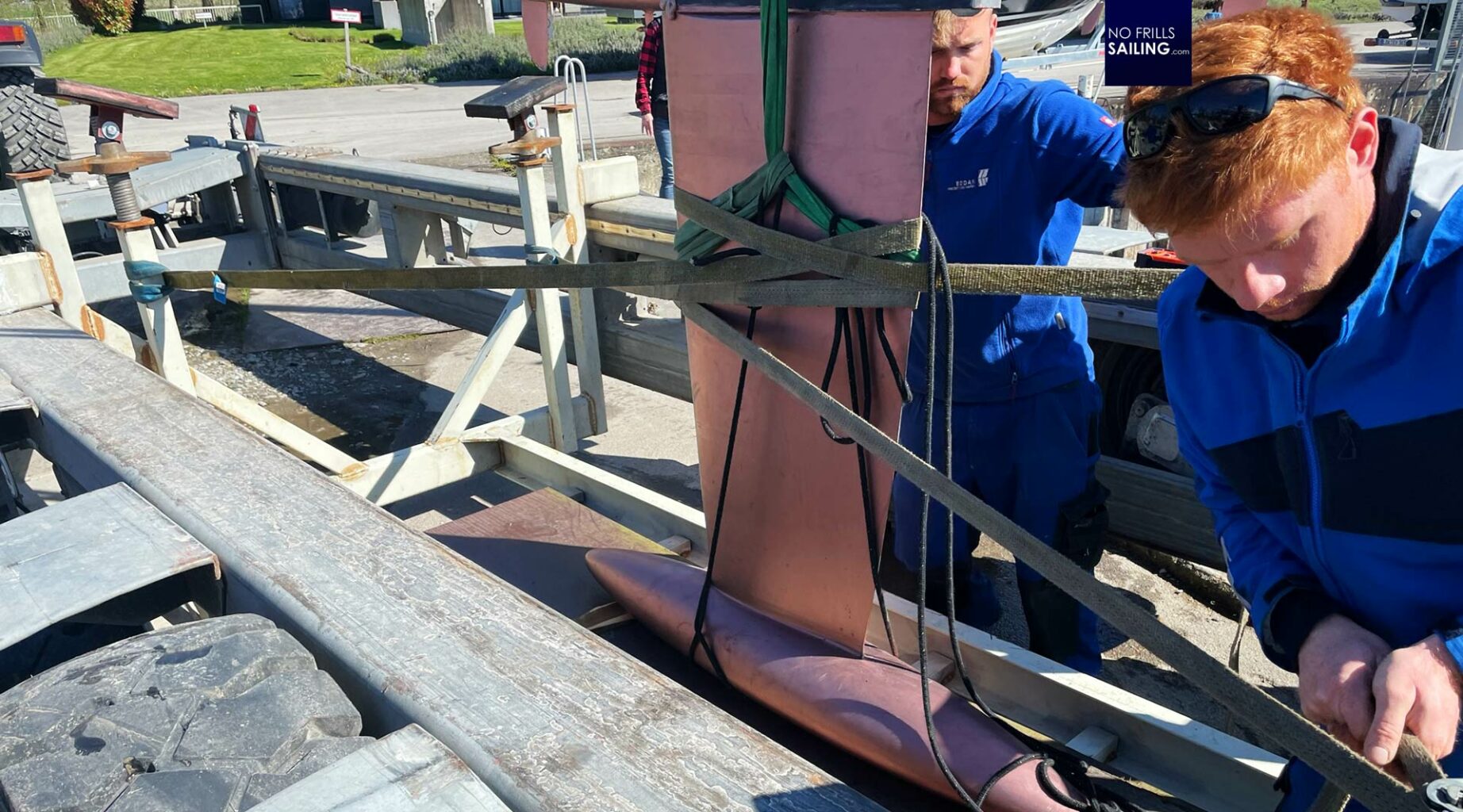 Fitting a sailboat´s keel