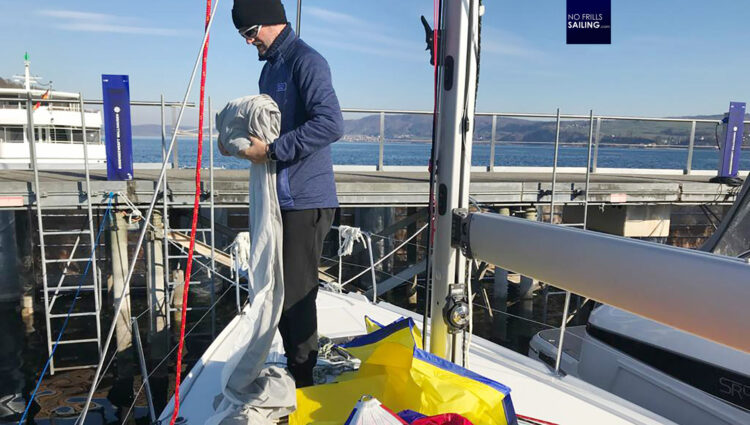 First Time Setting up a new Gennaker – no-frills-sailing.com