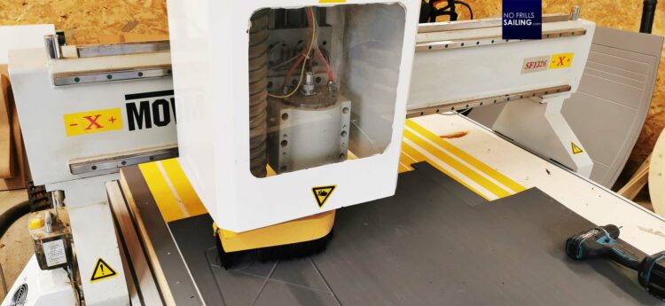 Finishing a CNC-milled Teak Grating – no-frills-sailing.com