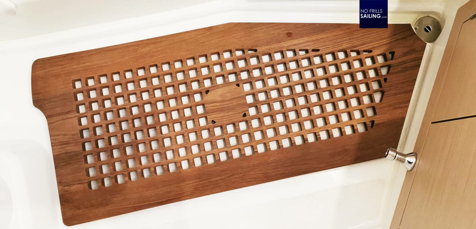 Finishing a CNC-milled Teak Grating