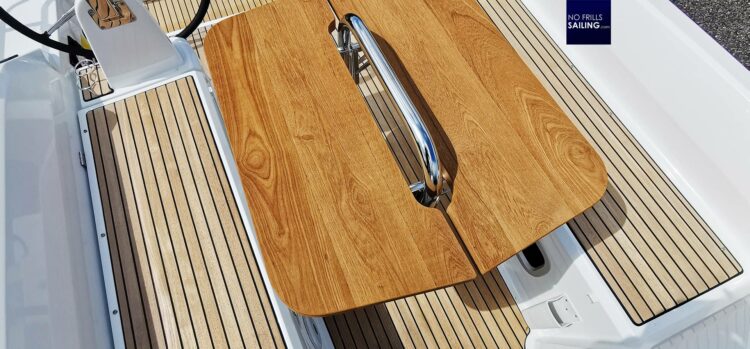 Finishing a CNC-milled Teak Grating