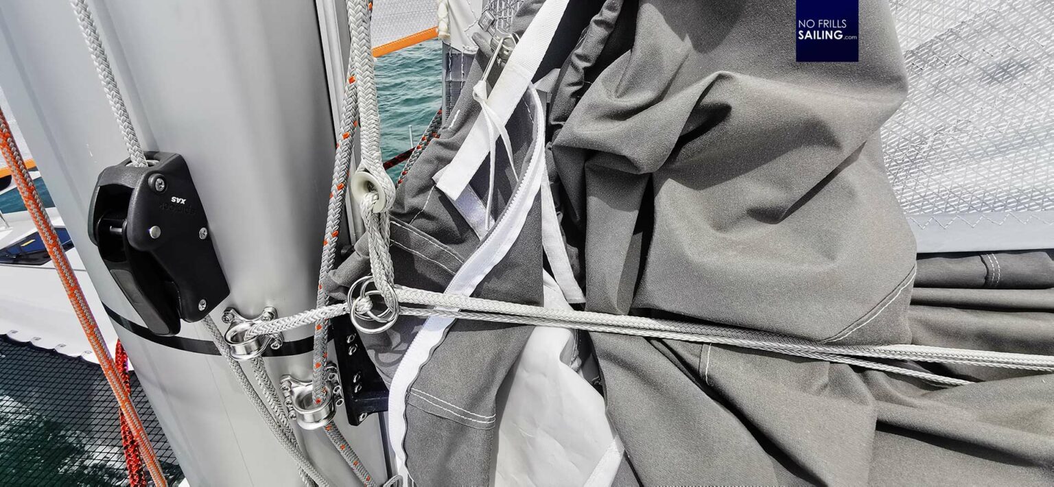 Ingenious Lazy Bag Reefing System