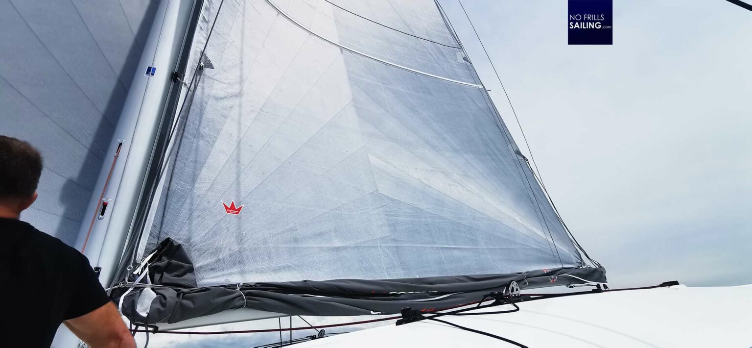 Ingenious Lazy Bag Reefing System