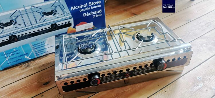 Gas stove alternative: Alcohol spirits burner – no-frills-sailing.com