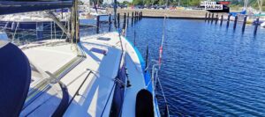 Safer pile mooring: Spring line docking