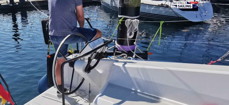 Safer pile mooring: Spring line docking
