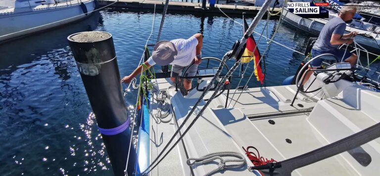 Safer pile mooring: Spring line docking