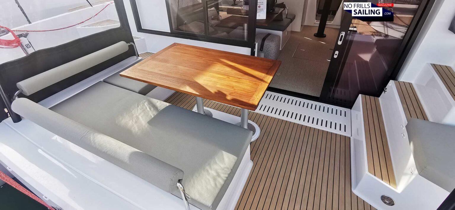 Aboard the Neel 43 trimaran